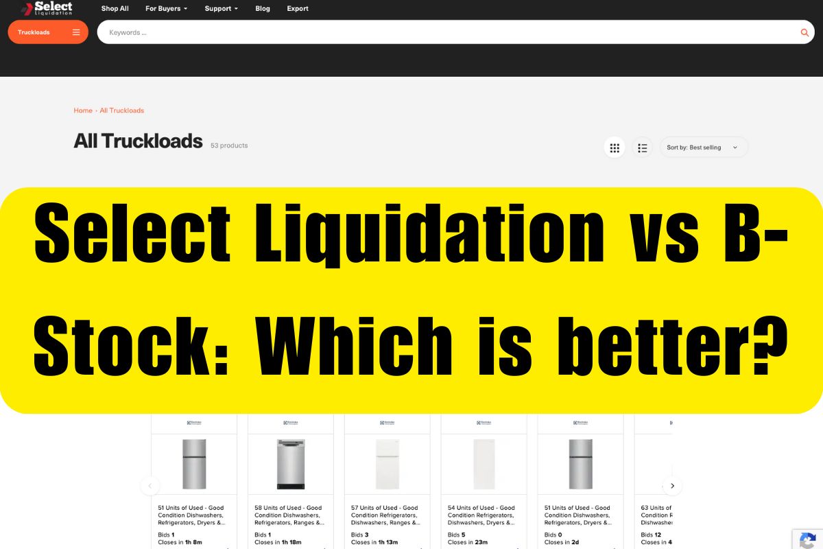 Select Liquidation vs. B-Stock, Which is the Best Liquidation Website